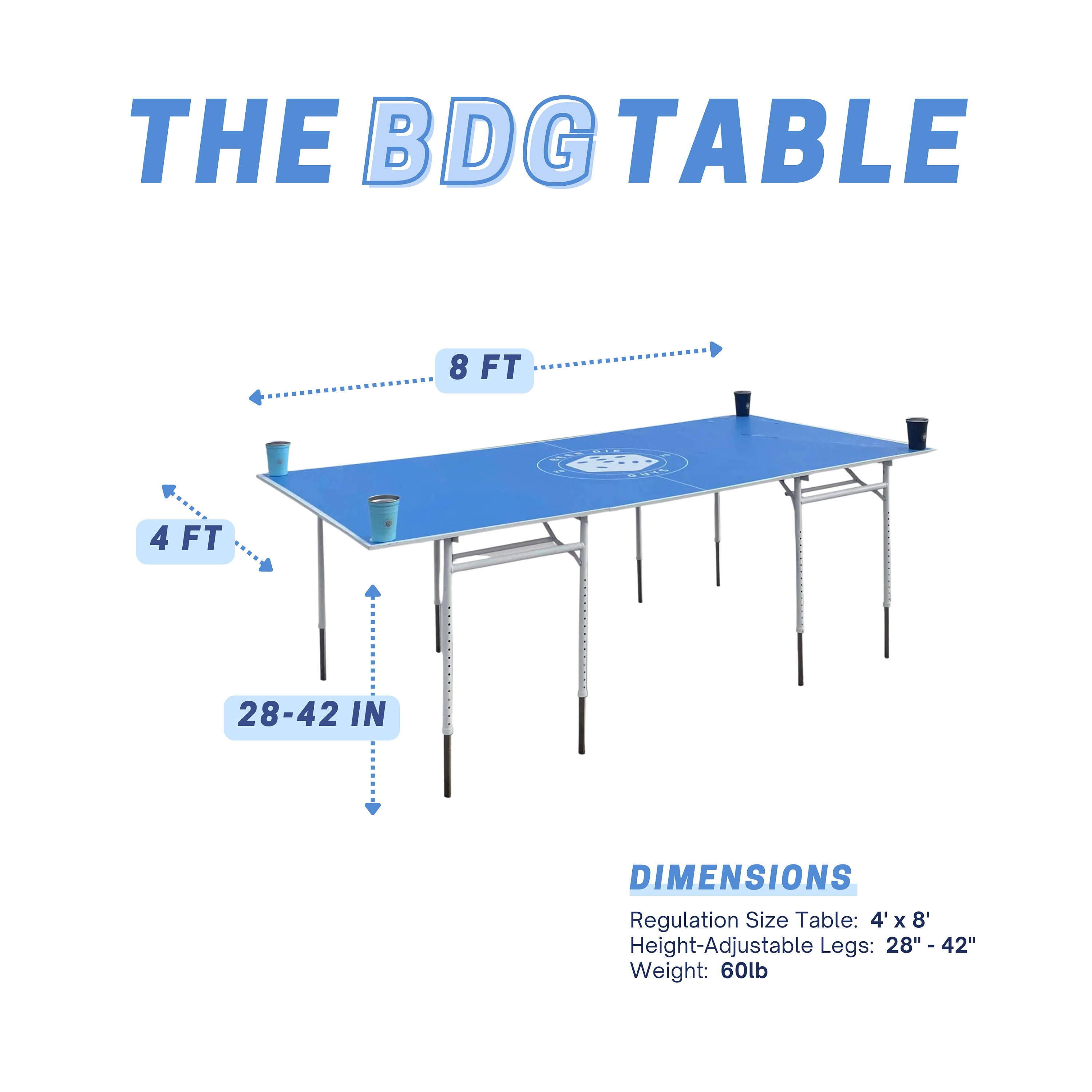 Portable Beer Die Table - Etsy