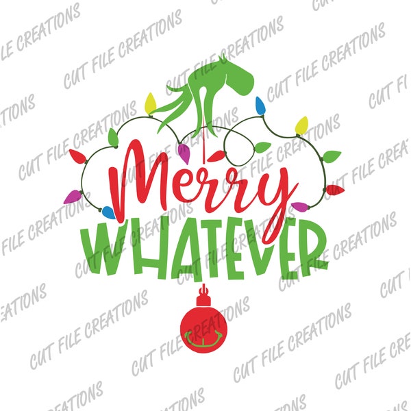 Grinch Merry Christmas - Etsy