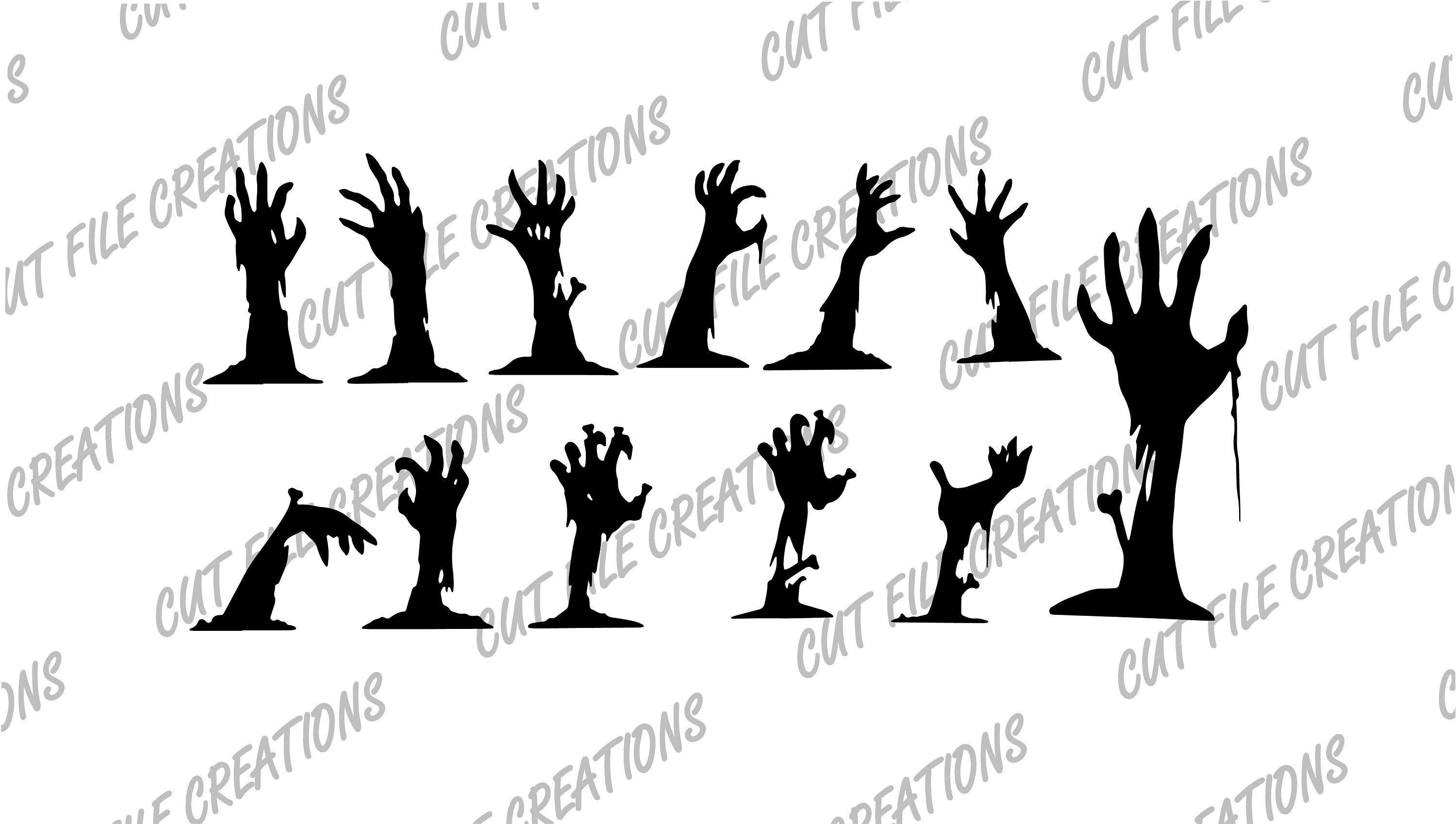 Zombie Hand Silhouette