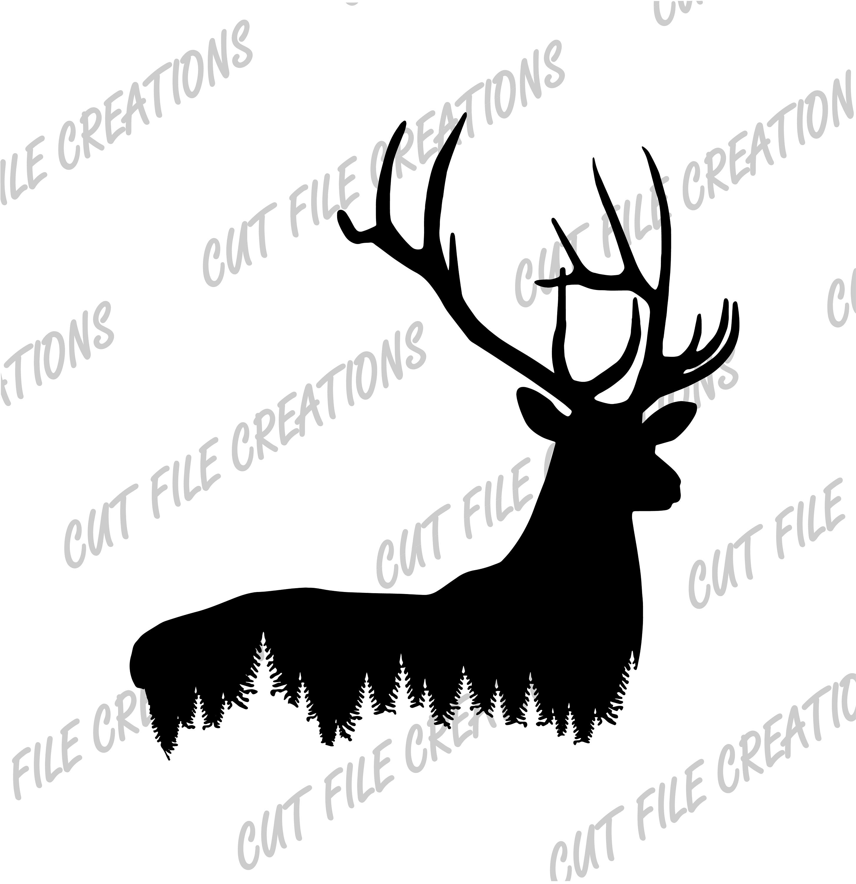 Art & Collectibles Drawing & Illustration Elk SVG Cut files for cricut ...