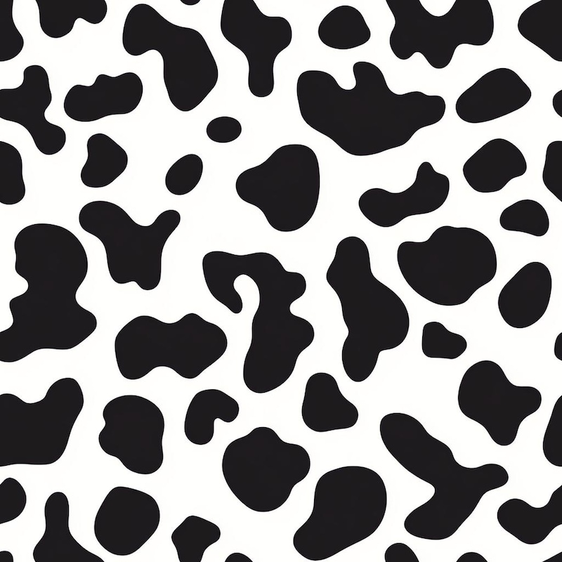 Cow Print Wallpaper - Etsy