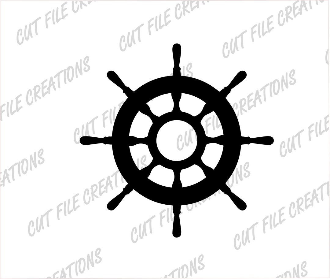 Ships Helm SVG, Nautical Svg, Sailing SVG, Merchant Ship, Pirate Ship ...