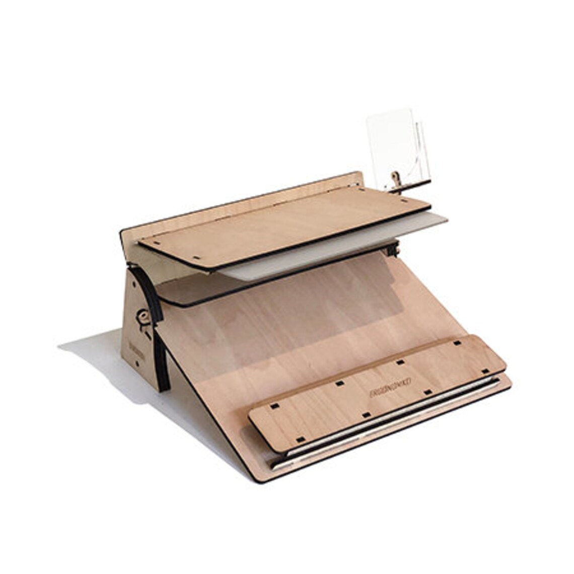 Laptop Desk Stand Wood Laptop Stand Desk Laptop Stand - Etsy