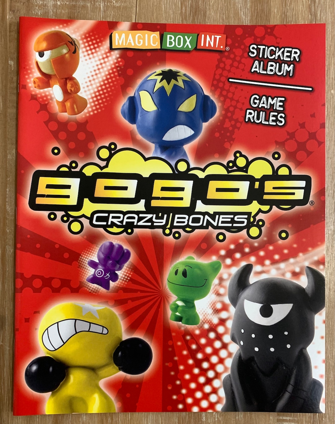 Crazy Bones Vintage Gogos Series 1 Sticker Book Original 2007 Promo ...
