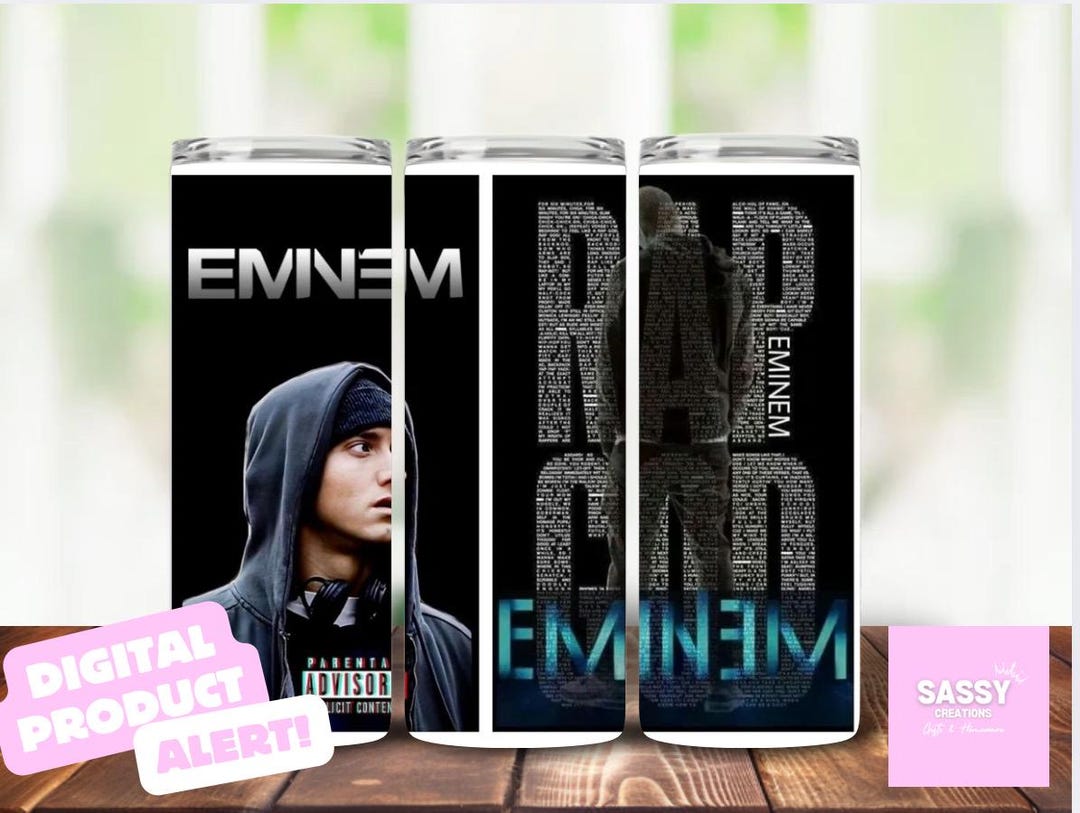Eminem Rap God Tumbler Wrap Png File - Etsy