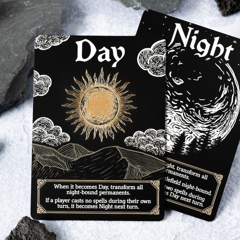 Day Night Magic Card - Etsy UK