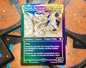 Korvold Fae Cursed King Altered Full Art MTG Magic Commander | Etsy