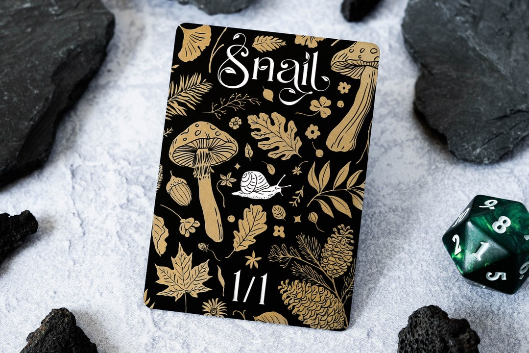 Stainless Steel Snail Token for Magic the Gathering TCG - Etsy