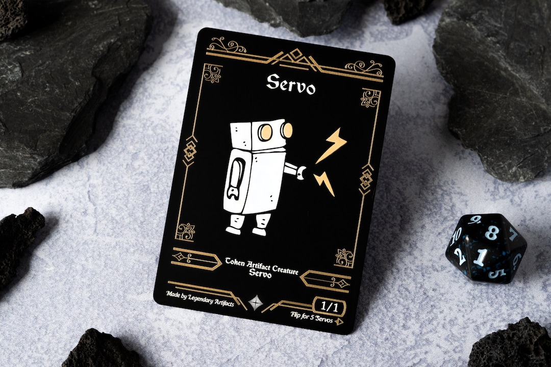 Stainless Steel Servo Token — MTG Tokens for MTG Commander — Mtg Custom ...