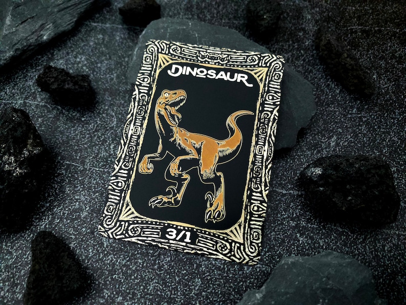 Stainless Steel Dinosaur Token for Magic the Gathering TCG - Etsy
