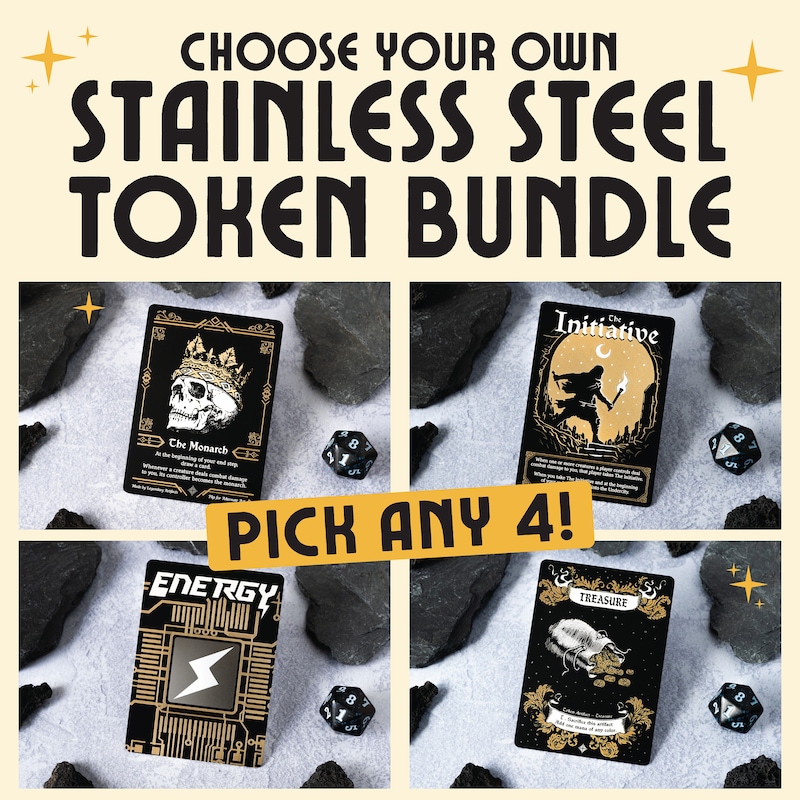 Metal Commander Token - Etsy