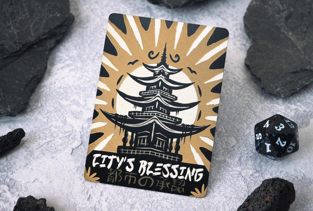 Stainless Steel City's Blessing Token — MTG Tokens for MTG Commander ...