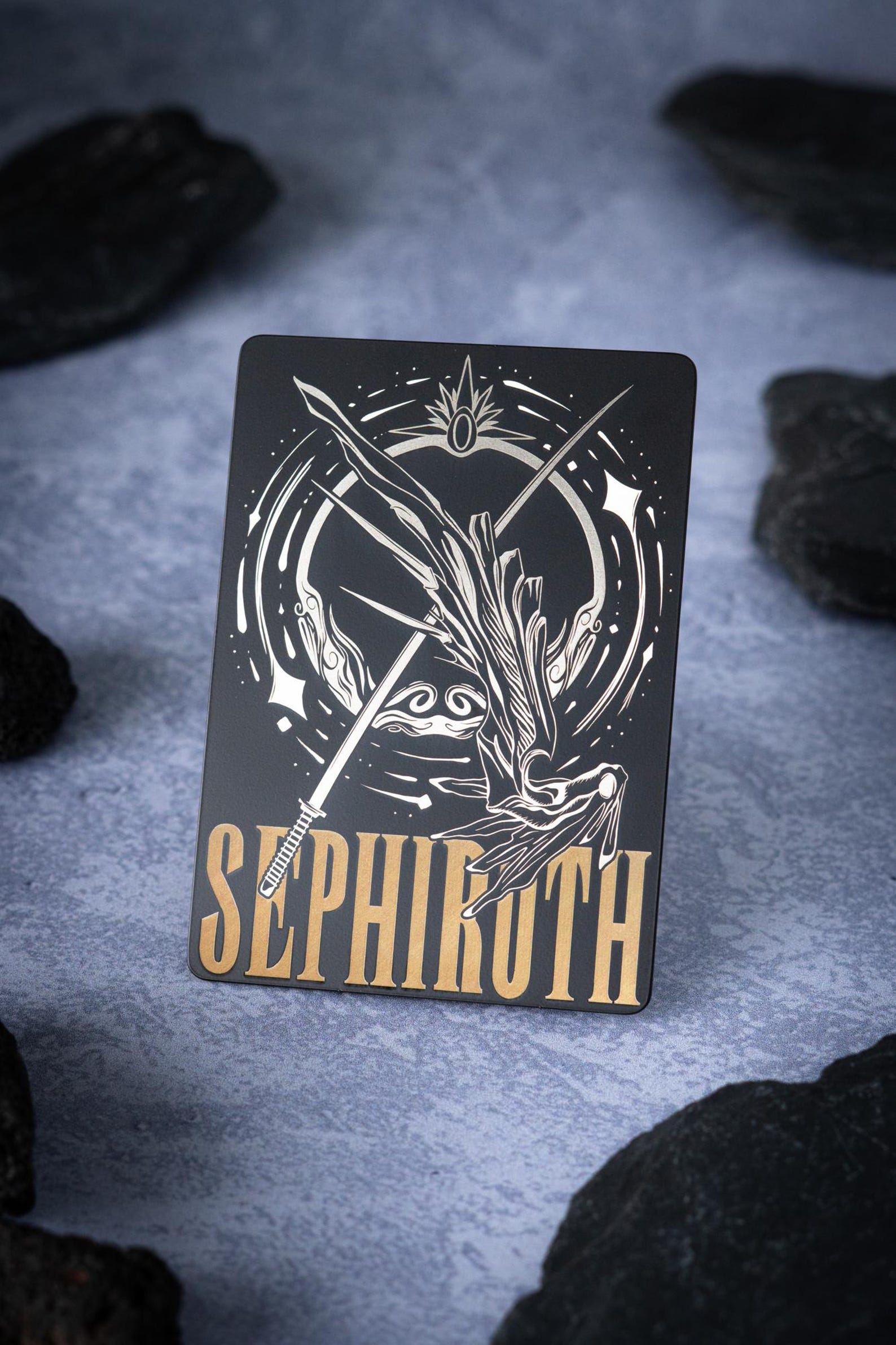 Stainless Steel Sephiroth Emblem for Magic the Gathering TCG - Final ...