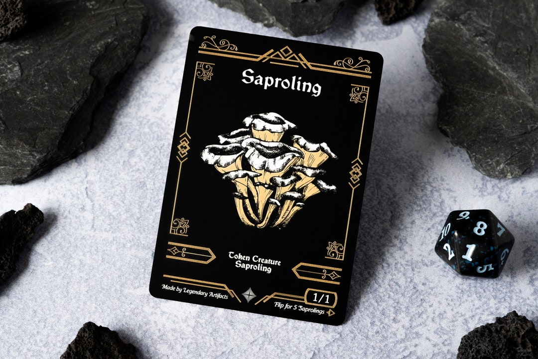 Stainless Steel Saproling Token — MTG Tokens for MTG Commander — Mtg ...