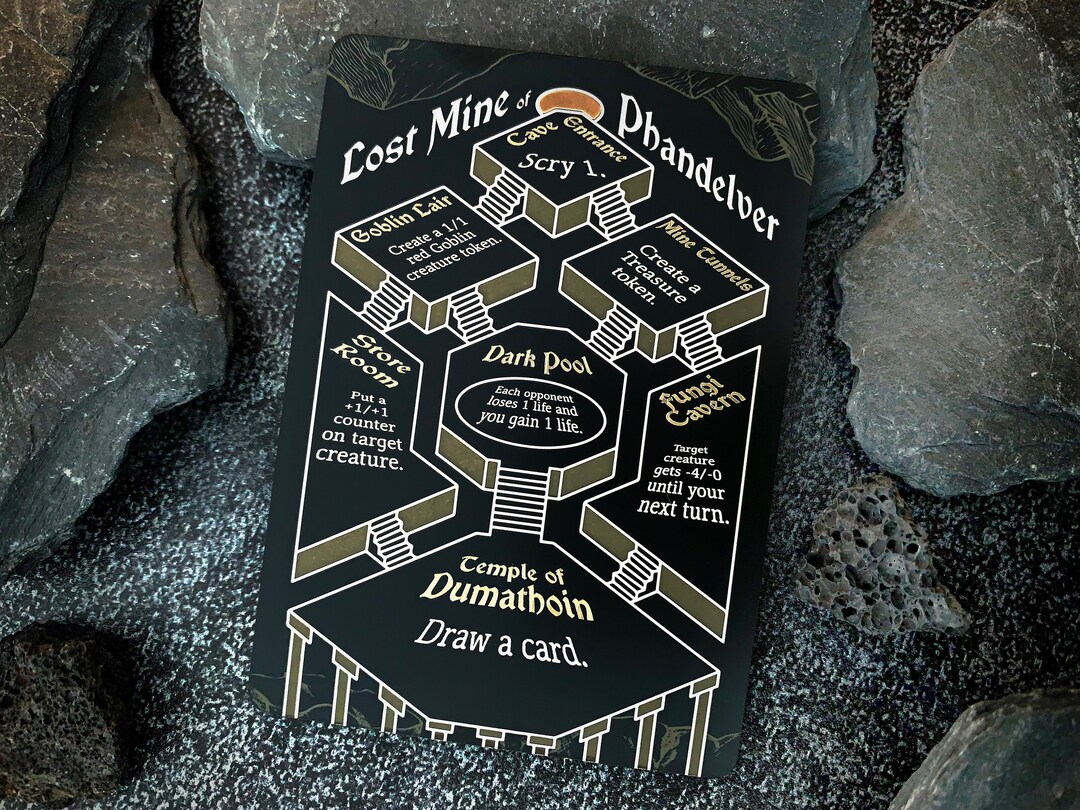 Engraved Steel Lost Mine of Phandelver Token MTG Tokens, MTG Alters ...