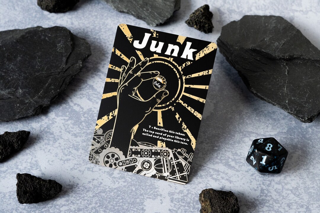 Stainless Steel Junk Token — MTG Tokens for MTG Commander — Mtg Custom ...