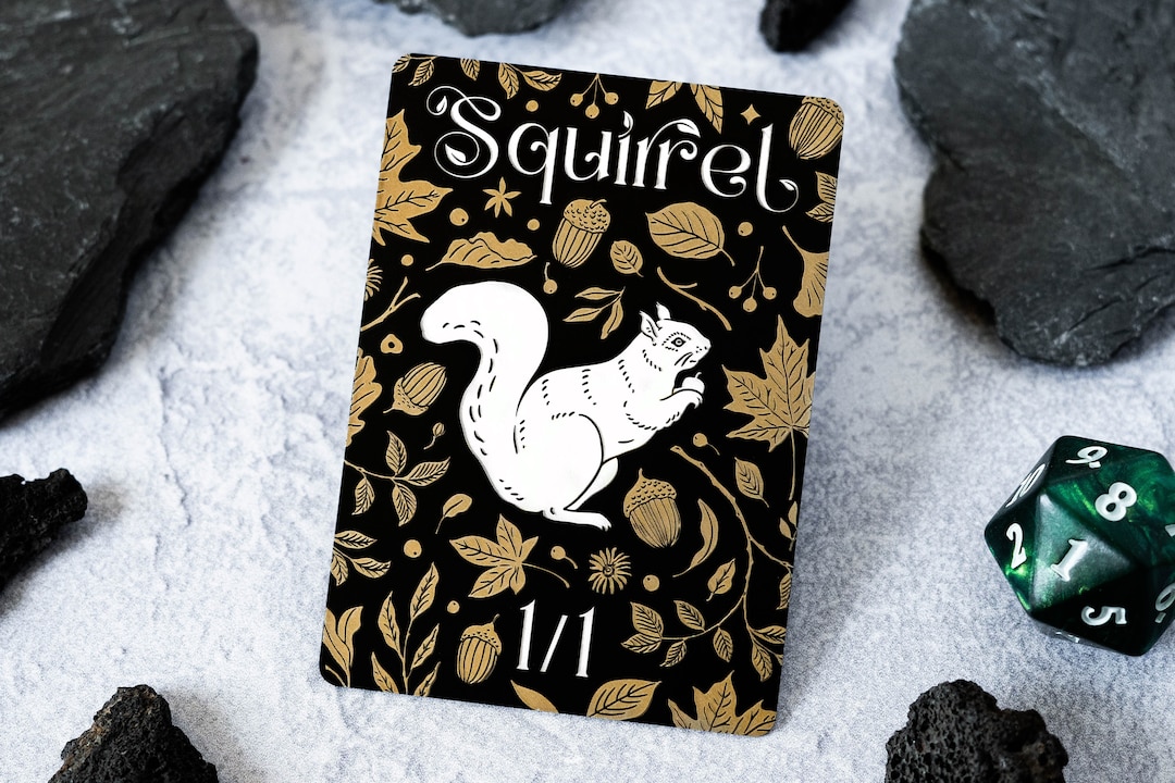 Stainless Steel Squirrel Token — MTG Tokens for MTG Commander — Mtg ...
