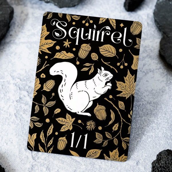 Squirrel Token - Etsy