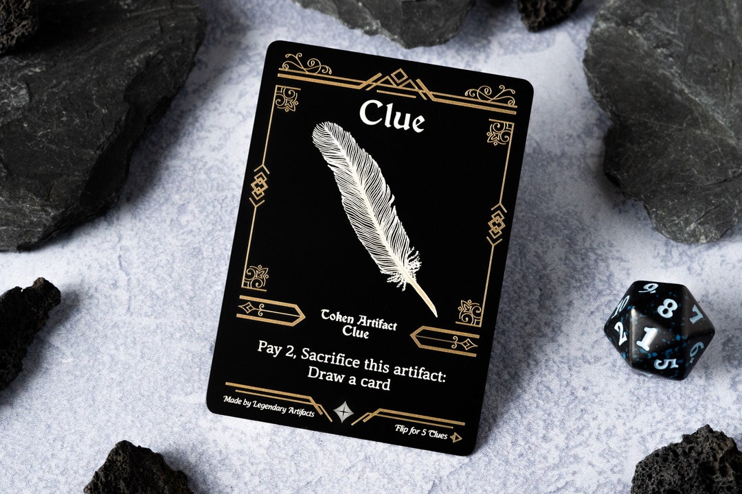 Stainless Steel Clue Token for Magic the Gathering TCG - Etsy