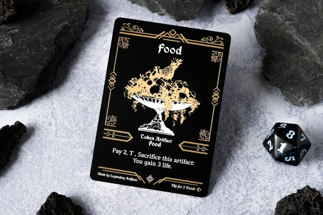Stainless Steel Food Token — MTG Tokens for MTG Commander — Mtg Custom ...