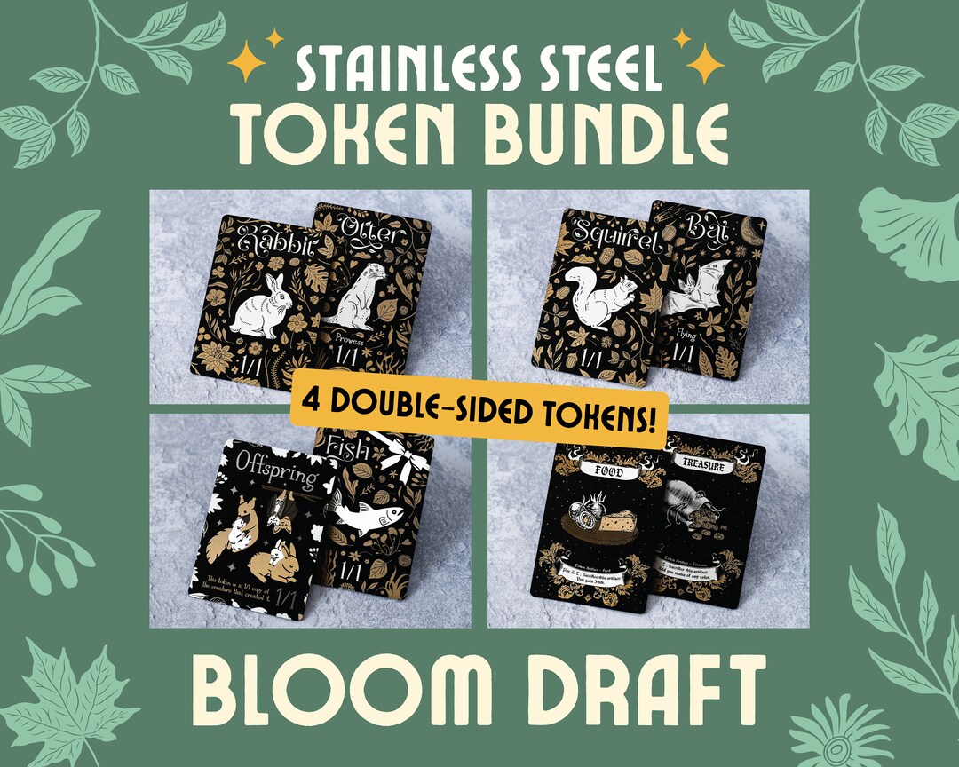 Bloom Draft Token Bundle — Rabbit, Otter, Squirrel, Bat, Offspring ...