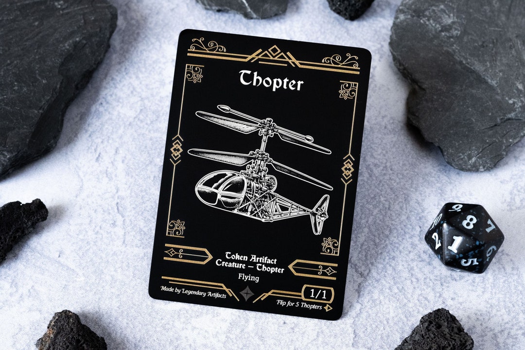 Stainless Steel Thopter Token — MTG Tokens for MTG Commander — Mtg ...