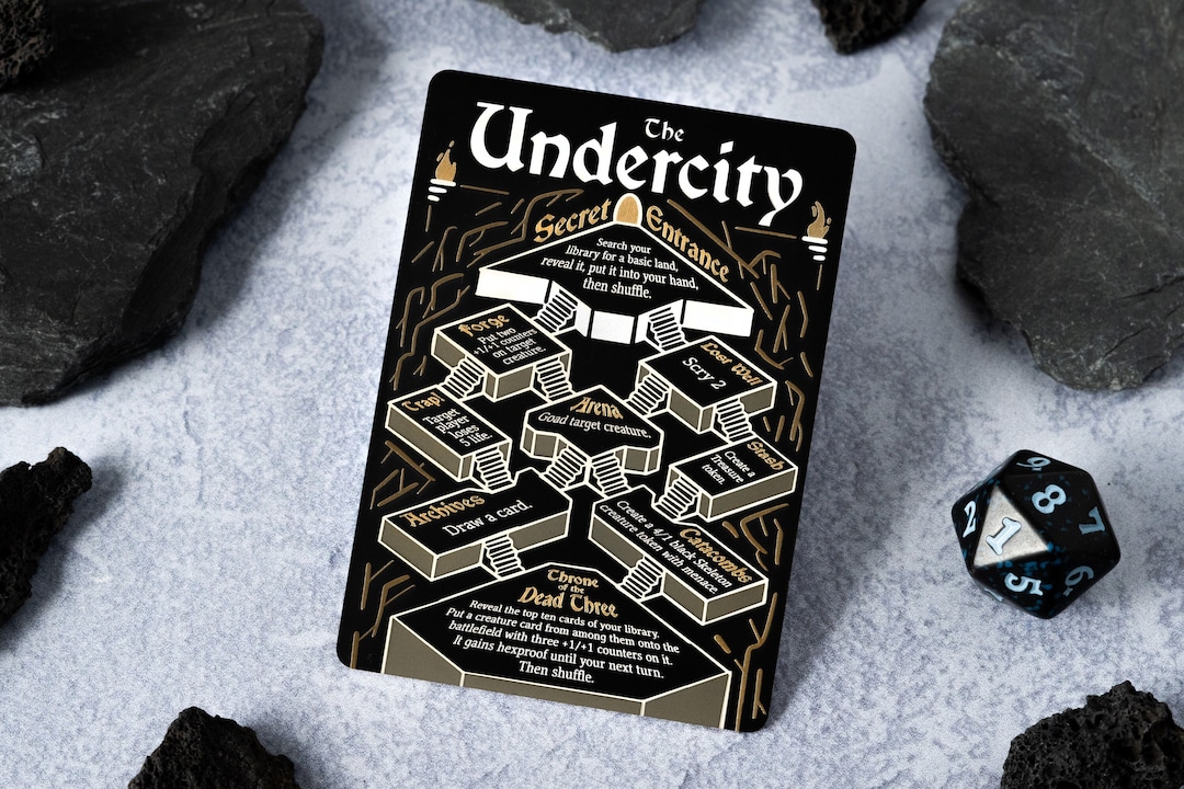 Stainless Steel the Undercity Token for Magic the Gathering TCG - Etsy