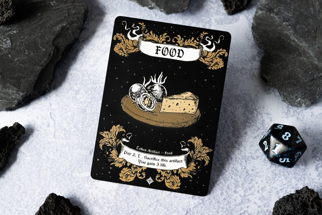 Stainless Steel Food Token — MTG Tokens for MTG Commander — Mtg Custom ...