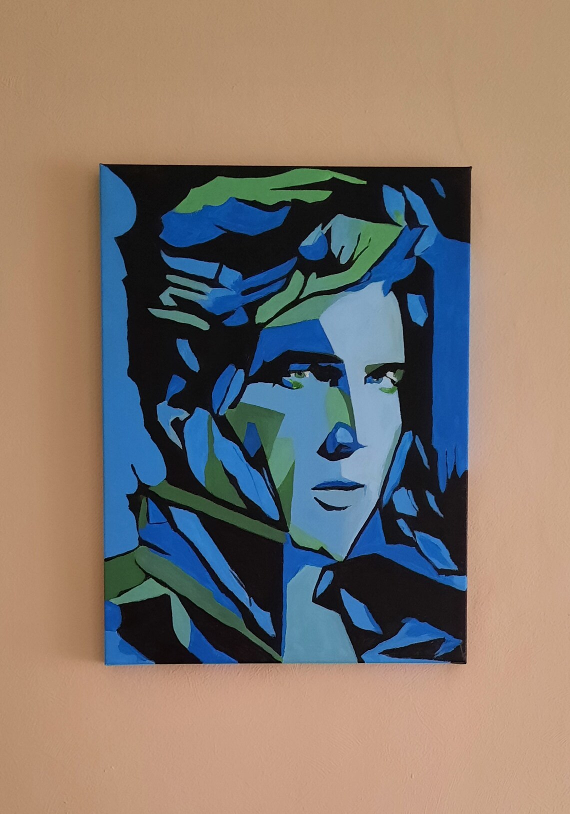 Original Painting - Acrylic on Canvas - Elvis Presley - 30cm × 40cm - Etsy