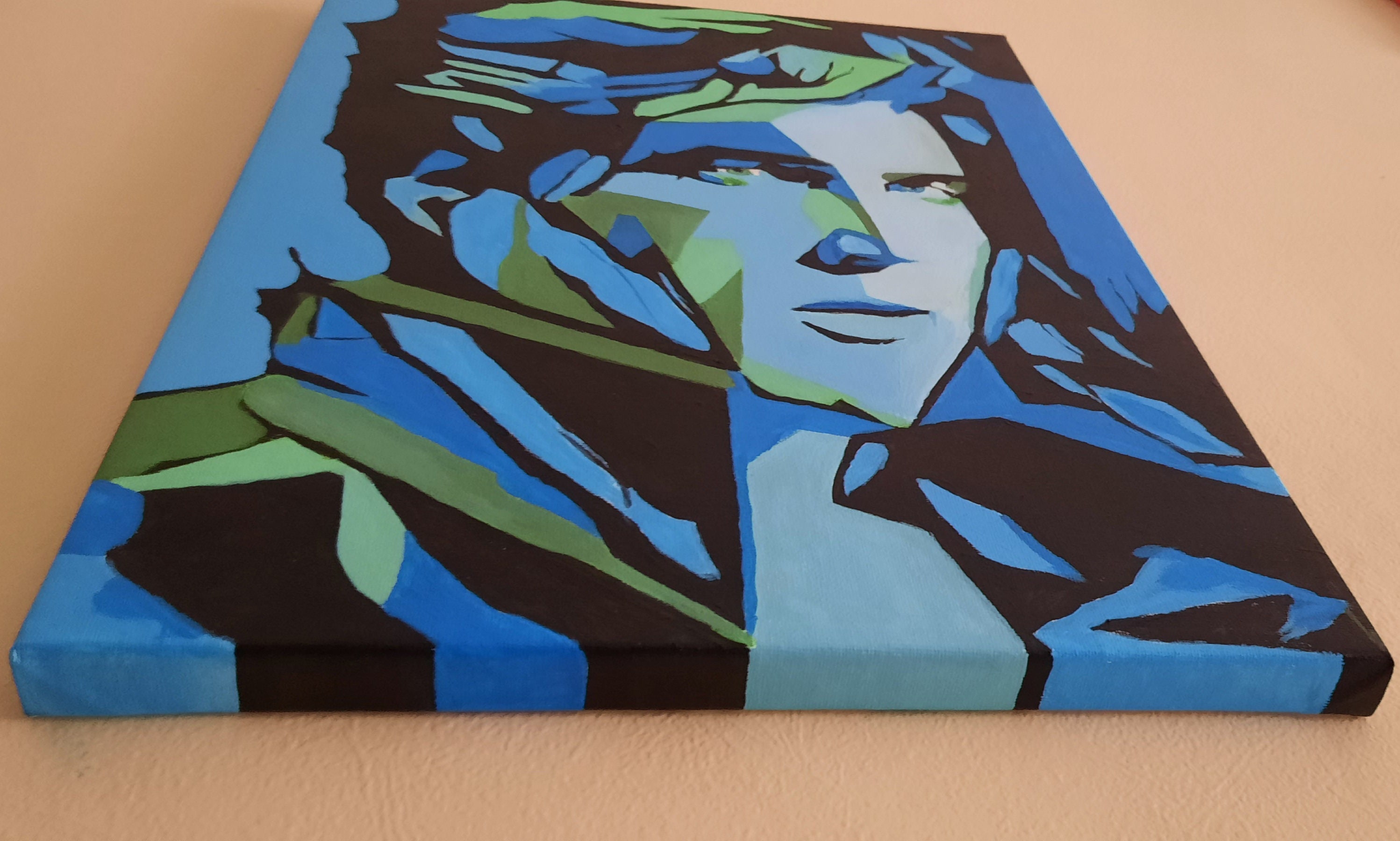 Original Painting - Acrylic on Canvas - Elvis Presley - 30cm × 40cm - Etsy