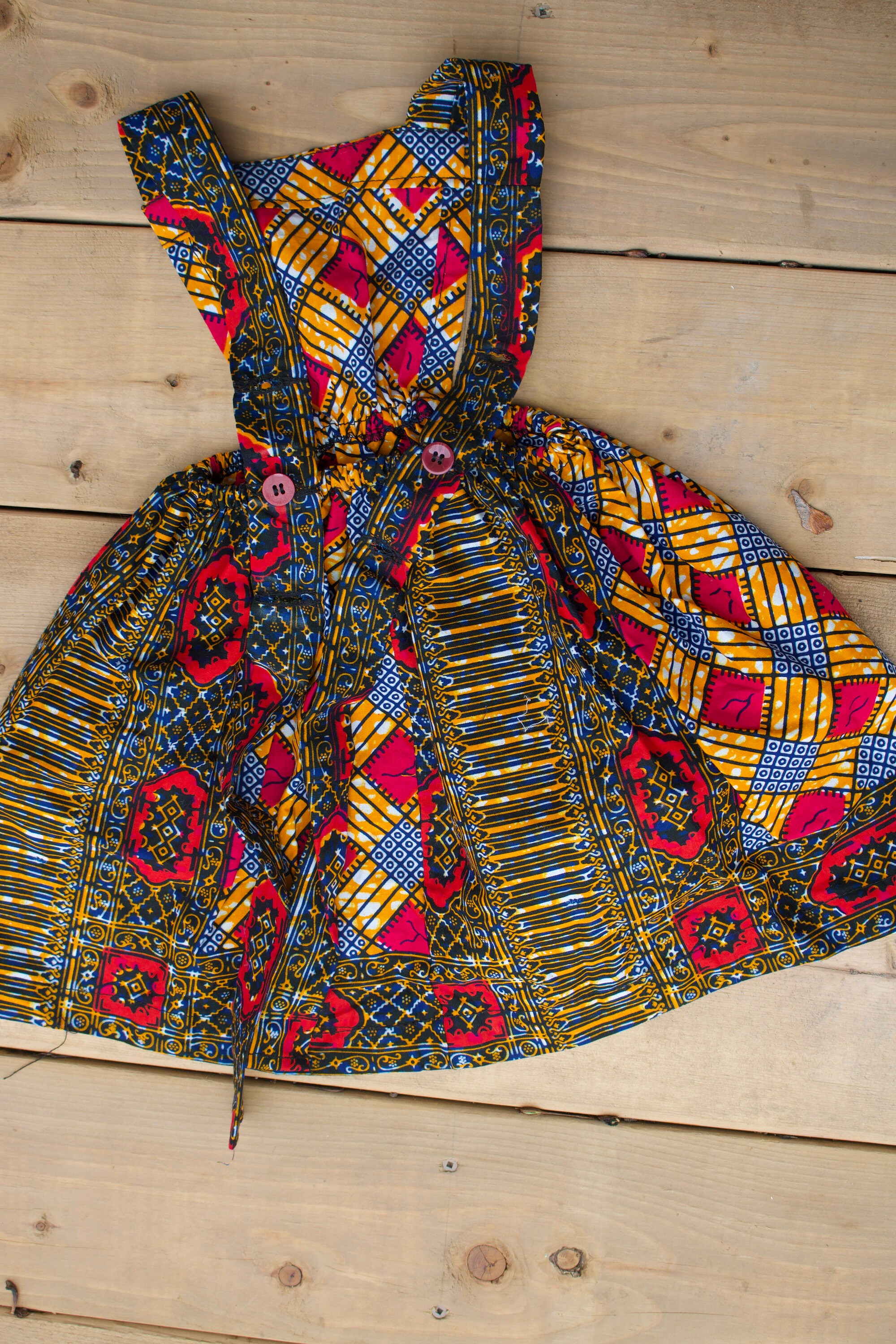 Ankara Girls Dress, Kids Clothes, African Print Dress, Girls Pinafore ...