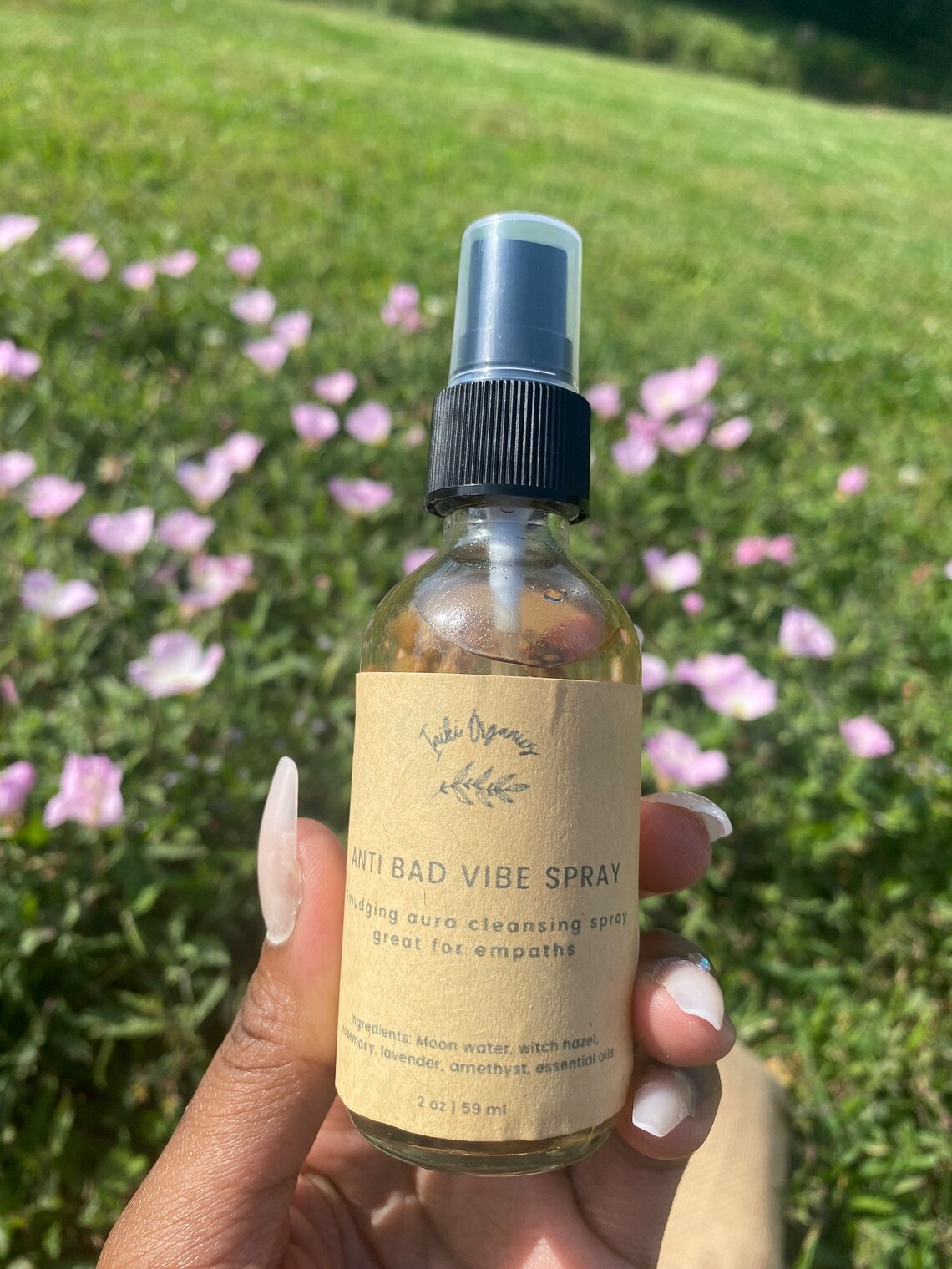 AURA SHEILD SMUDGING Spray Lavender Rosemary Infused Moon - Etsy