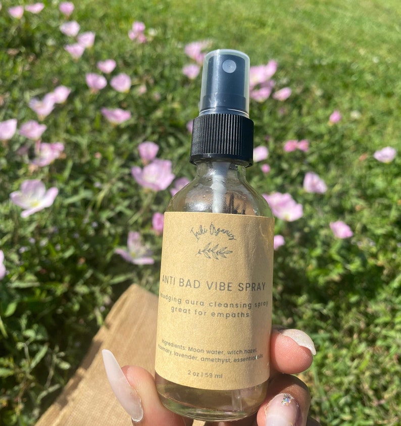 AURA SHEILD SMUDGING Spray Lavender Rosemary Infused Moon - Etsy