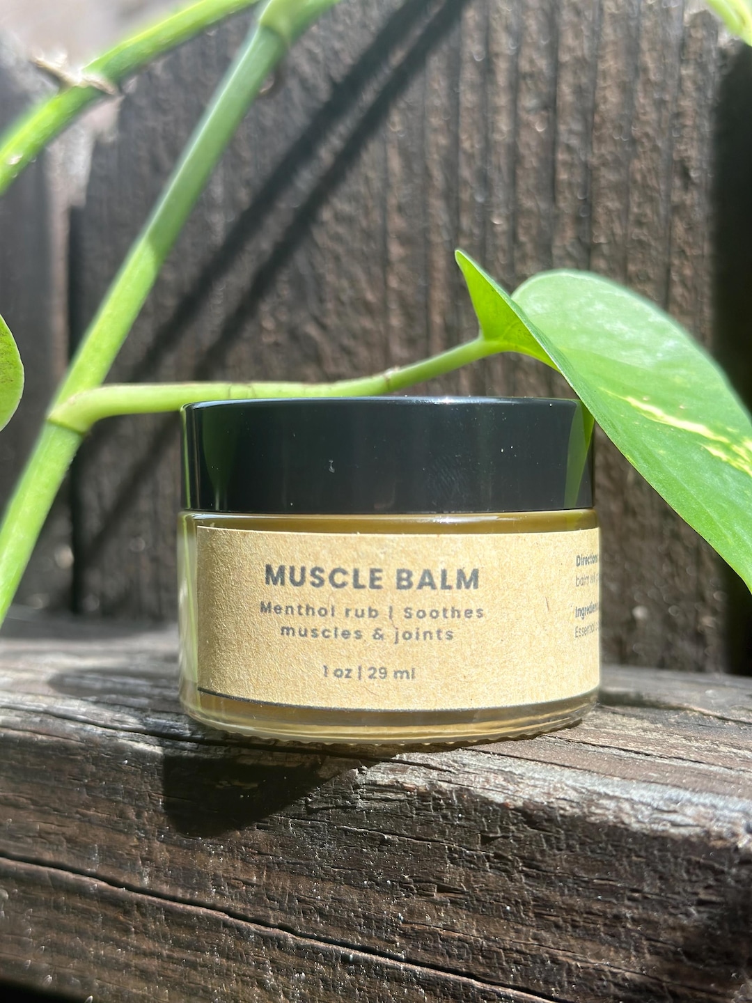 Soothing Muscle Balm: Menthol Rub for Joint Pain - Etsy