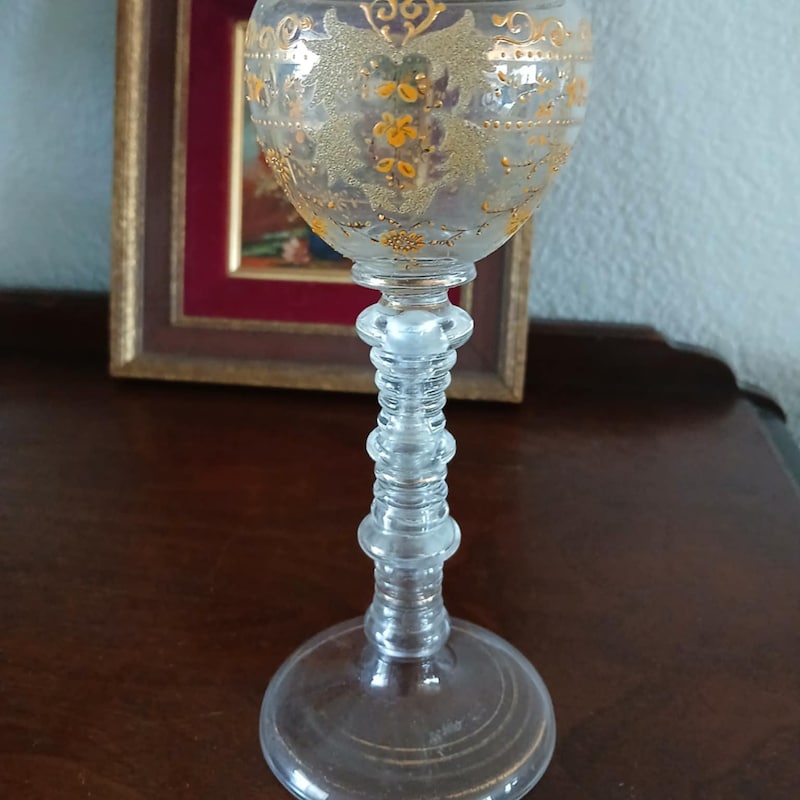 Moser Goblets Antique - Etsy
