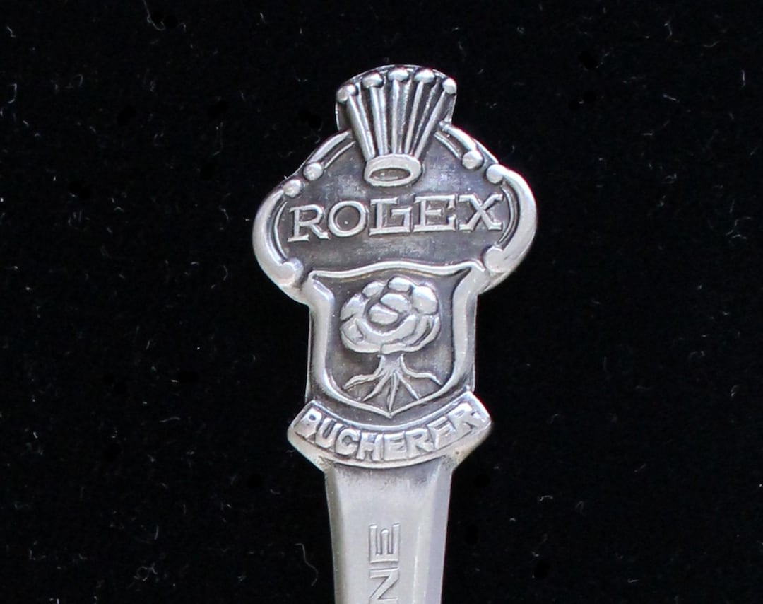 Vintage Rolex Bucherer Collector’s Spoon, 1970s, Swiss Souvenir ...