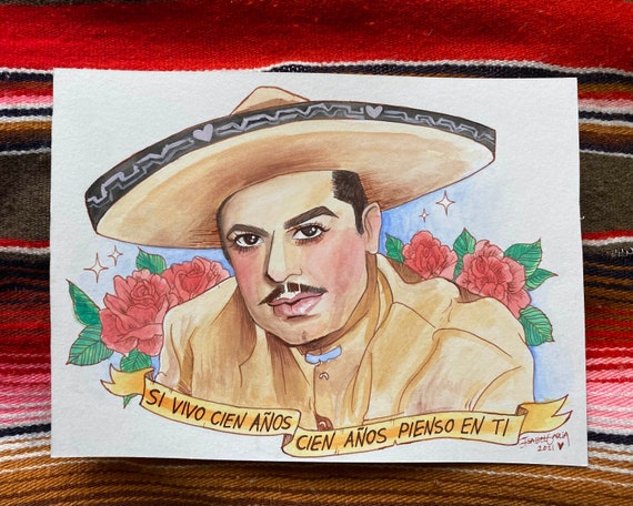 Pedro Infante Portrait - Etsy