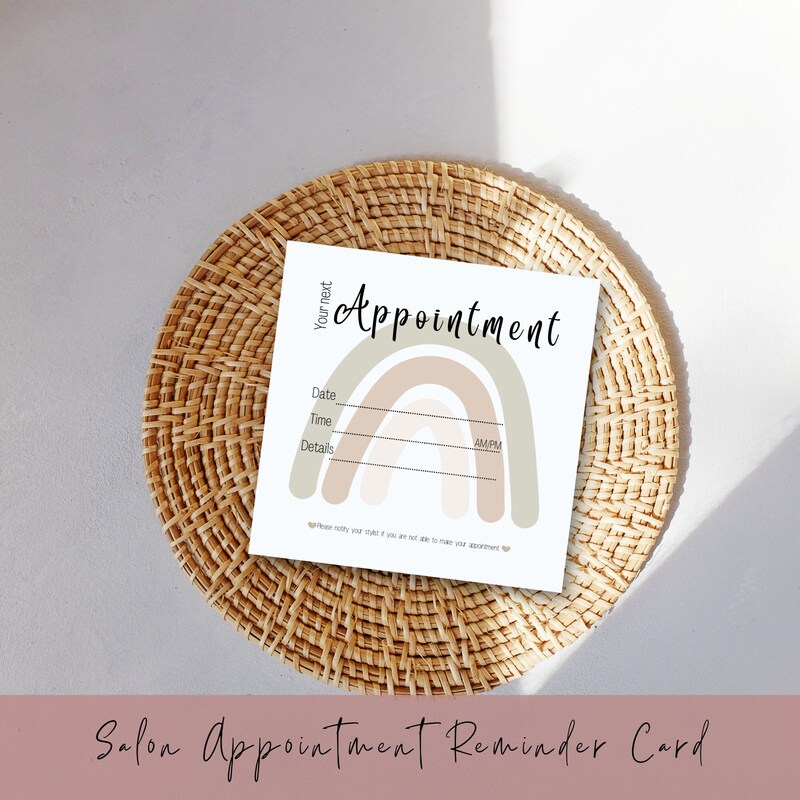 Reminder Card - Etsy