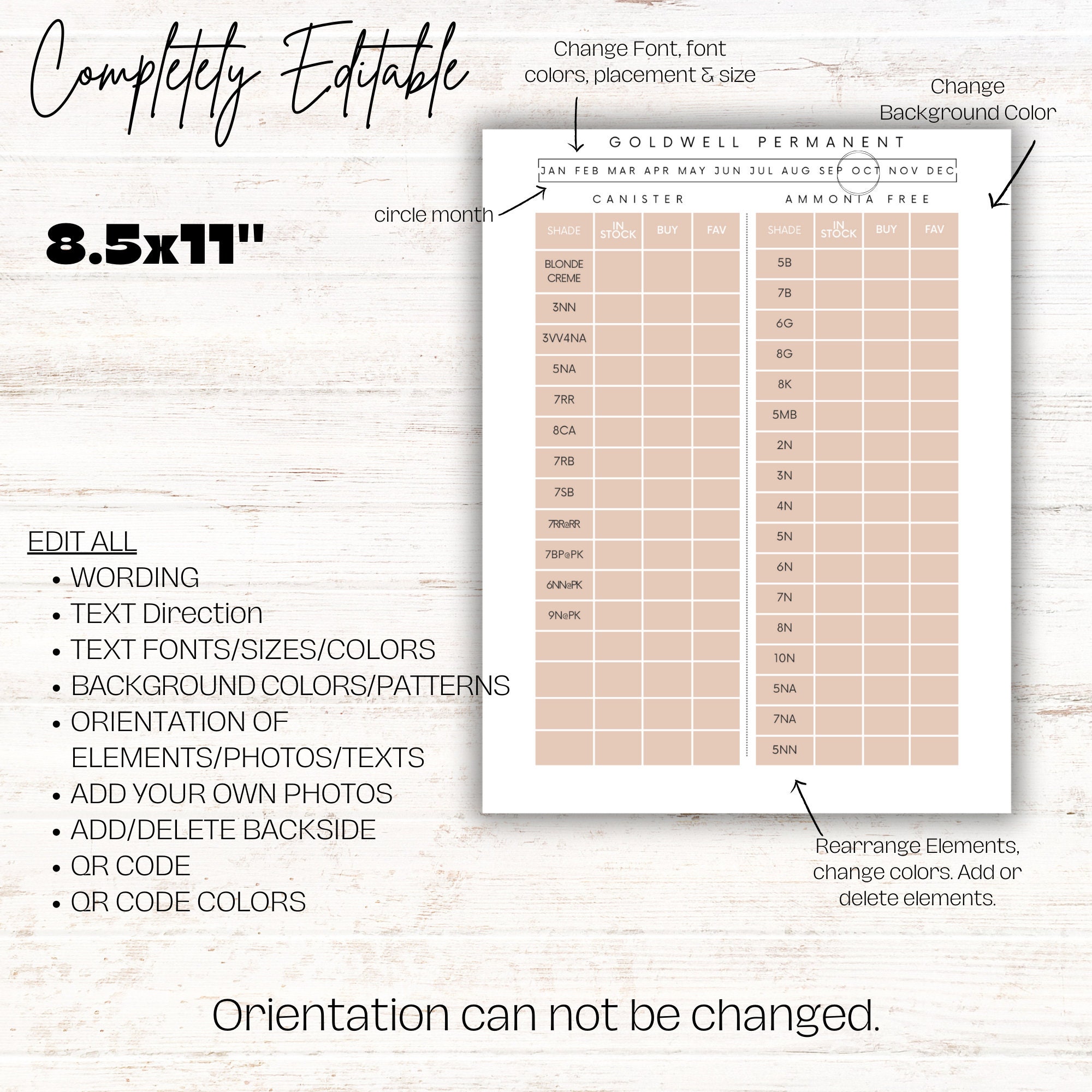 Goldwell Topchic Permanent Color Inventory Spreadsheet Hair Color List ...