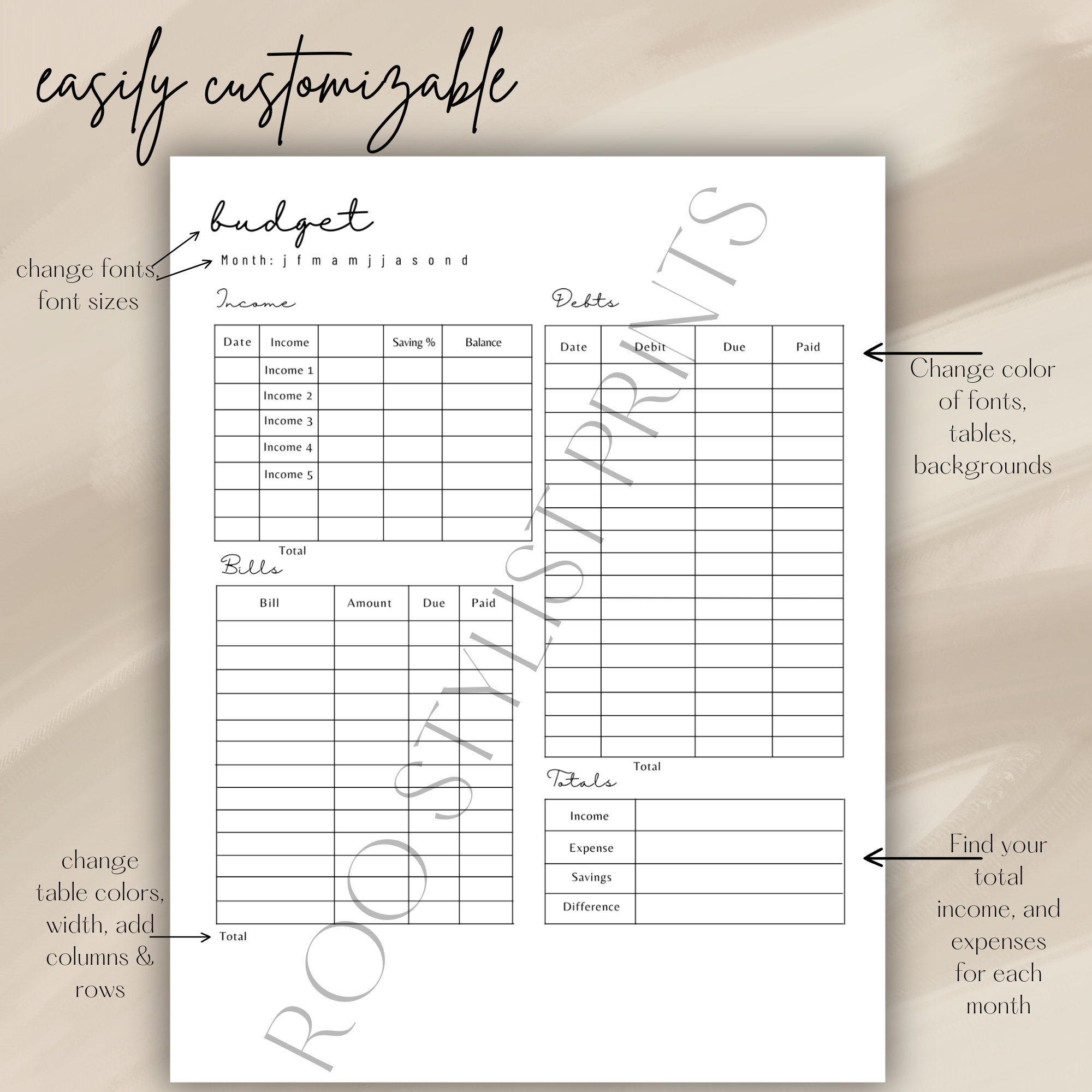 Booth Renters Starter Guide, Salon Planner, Finance & Budgeting ...