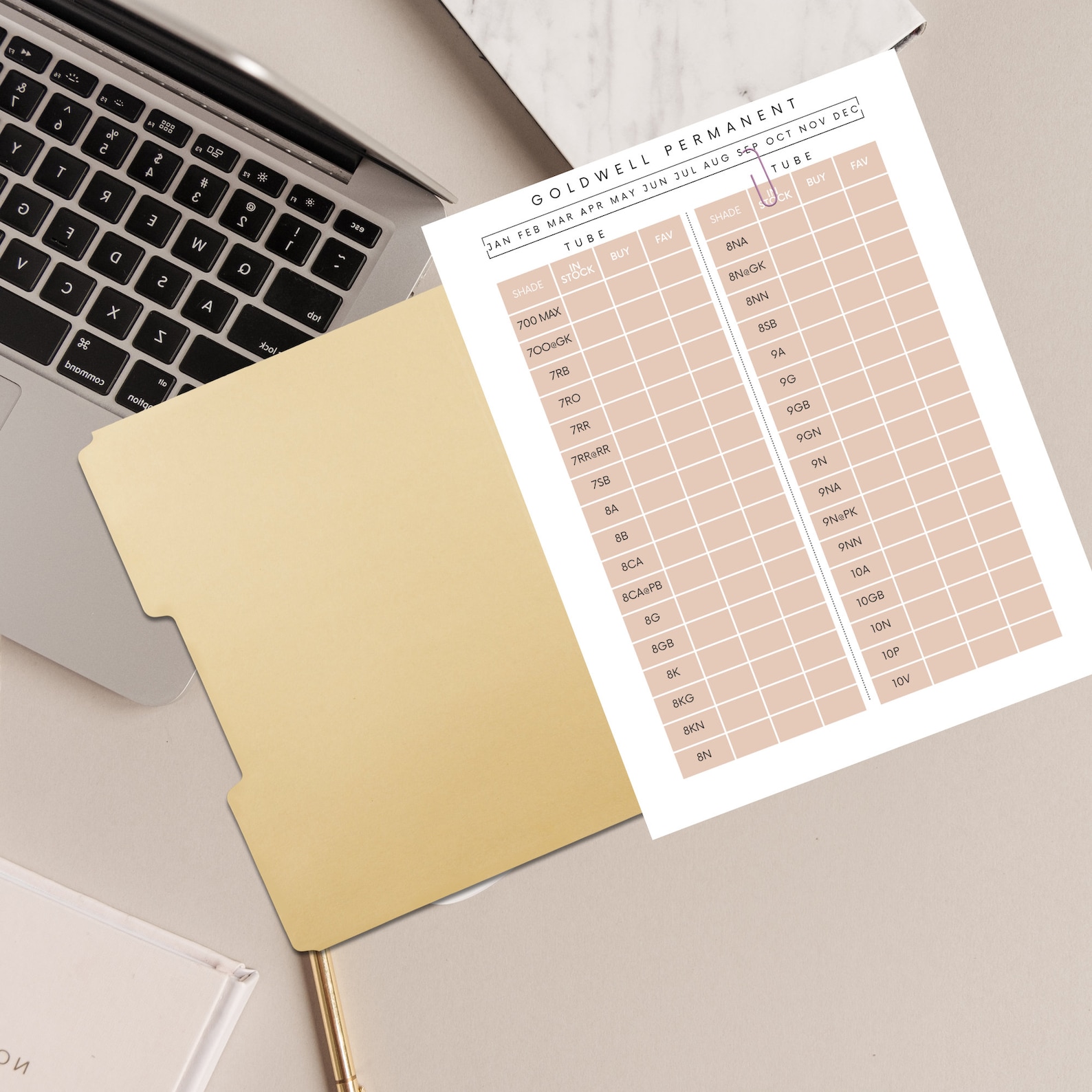 Goldwell Topchic Permanent Color Inventory Spreadsheet Hair Color List ...