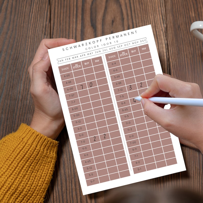 Schwarzkopf Igor Color 10 Permanent Line, Hair Color Inventory ...