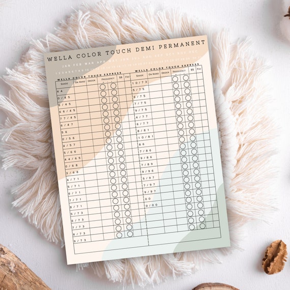 Wella Demi Color Chart