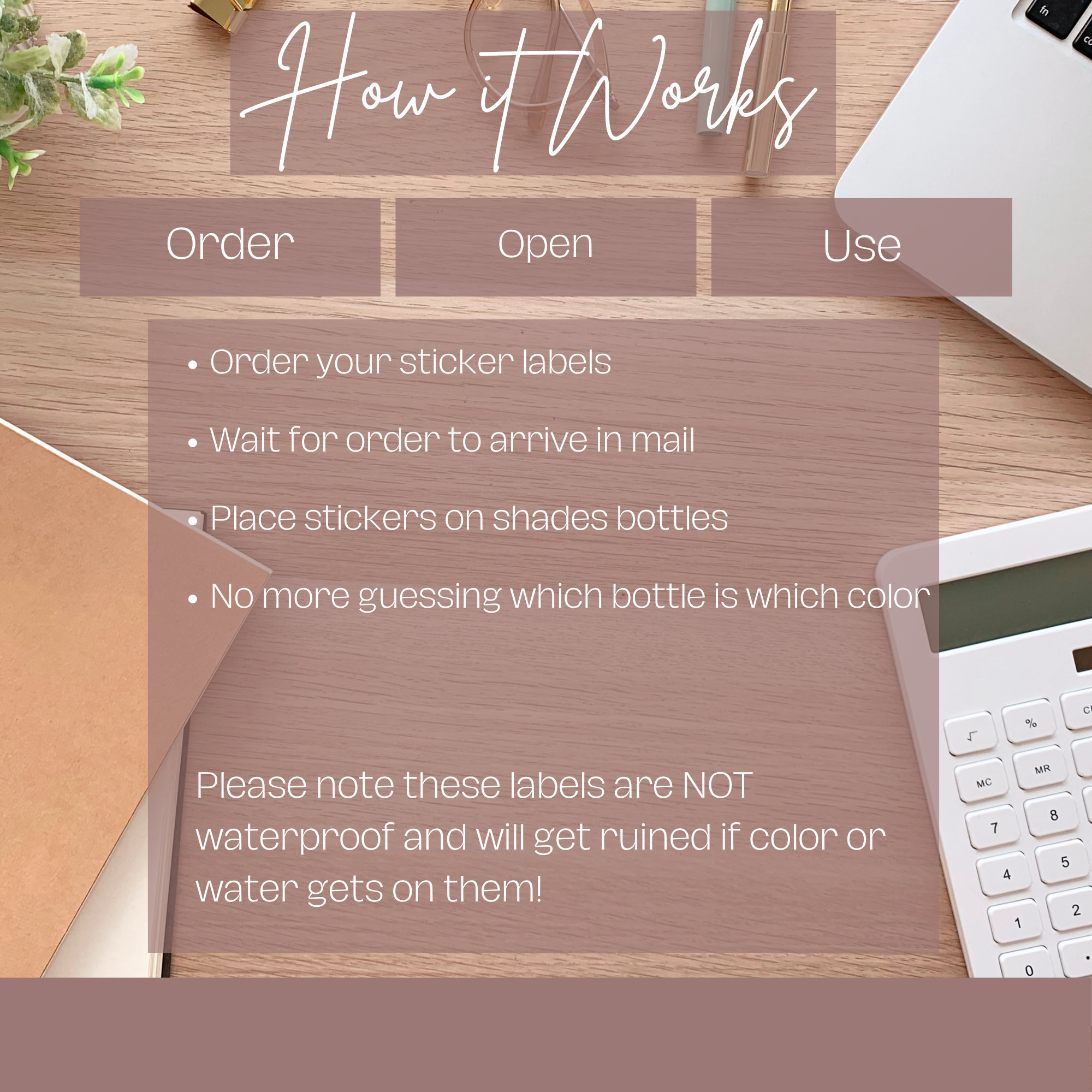 Redken Shades EQ Sticker Labels, Avery Matte Circle Labels for Redken ...