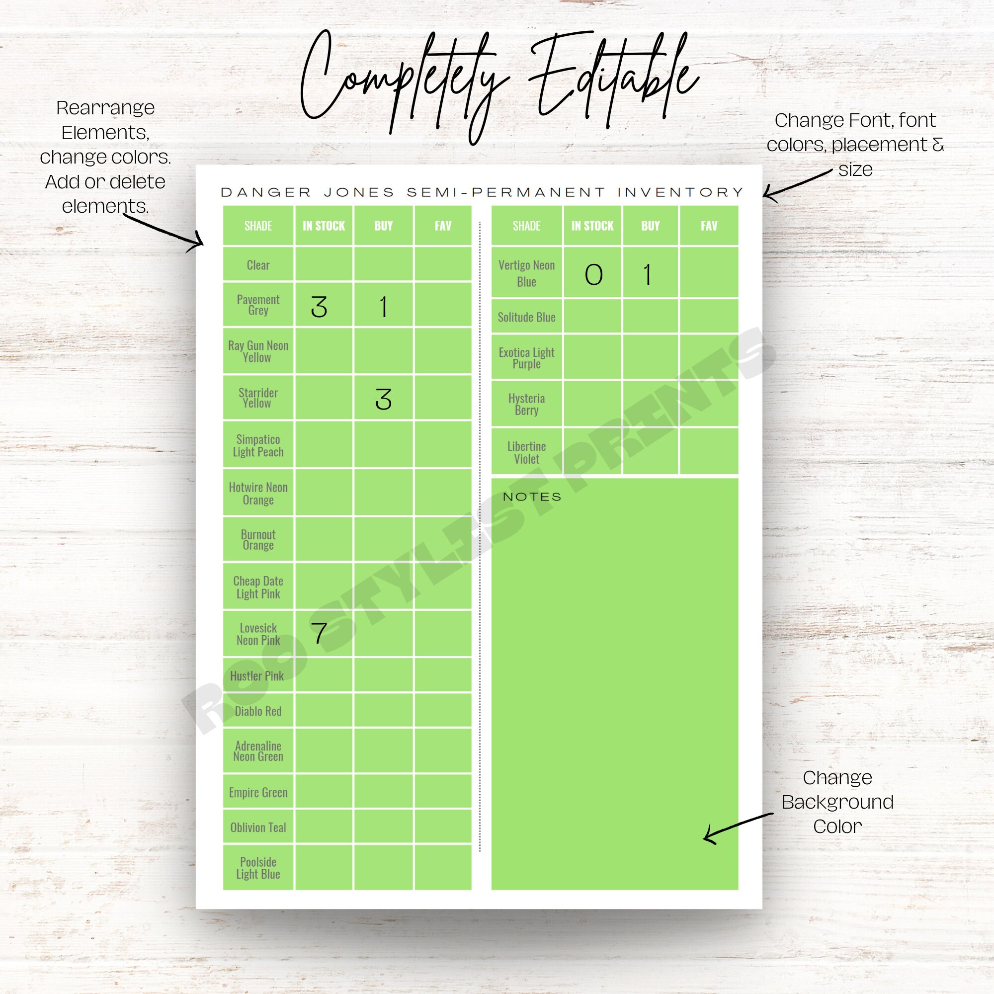 Danger Jones Demi Permanent Color Inventory for Hairstylists Salon ...