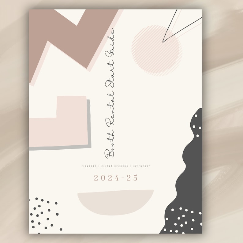 Booth Renters Starter Guide, Salon Planner, Finance & Budgeting ...