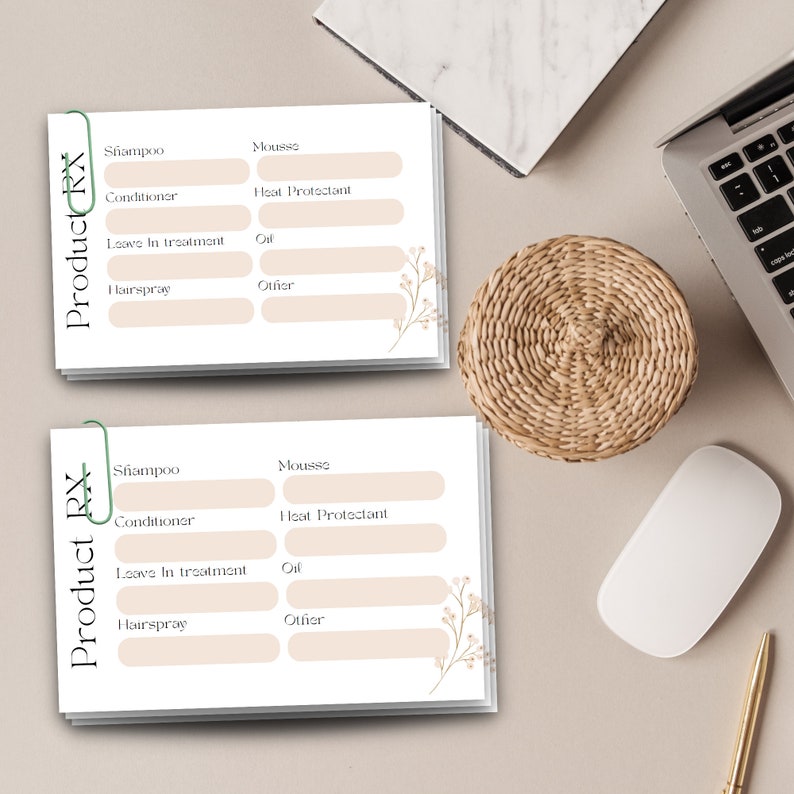 Hair RX Aftercare Instructions – Editable Salon Template for Clients - Etsy