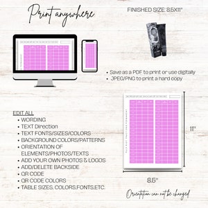 Pulp Riot & Fraction8 Color Inventory Tracker – Stylist Printable Sheet ...