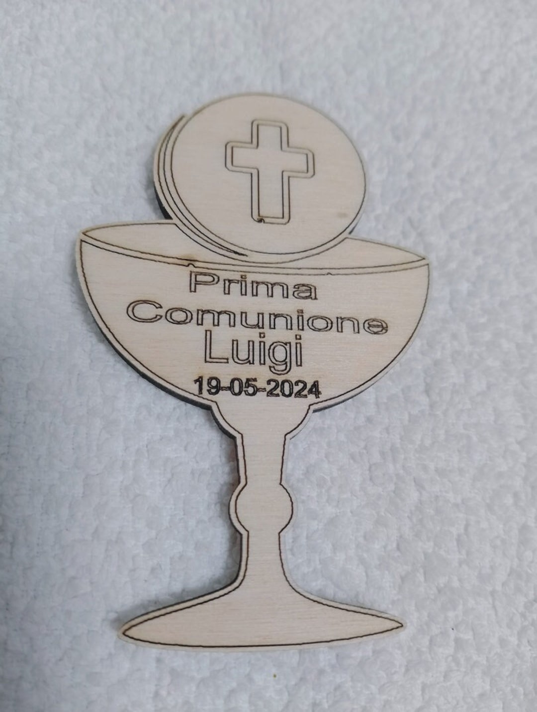 First Communion JHS Wooden Chalice to Be Personalized With Name and ...