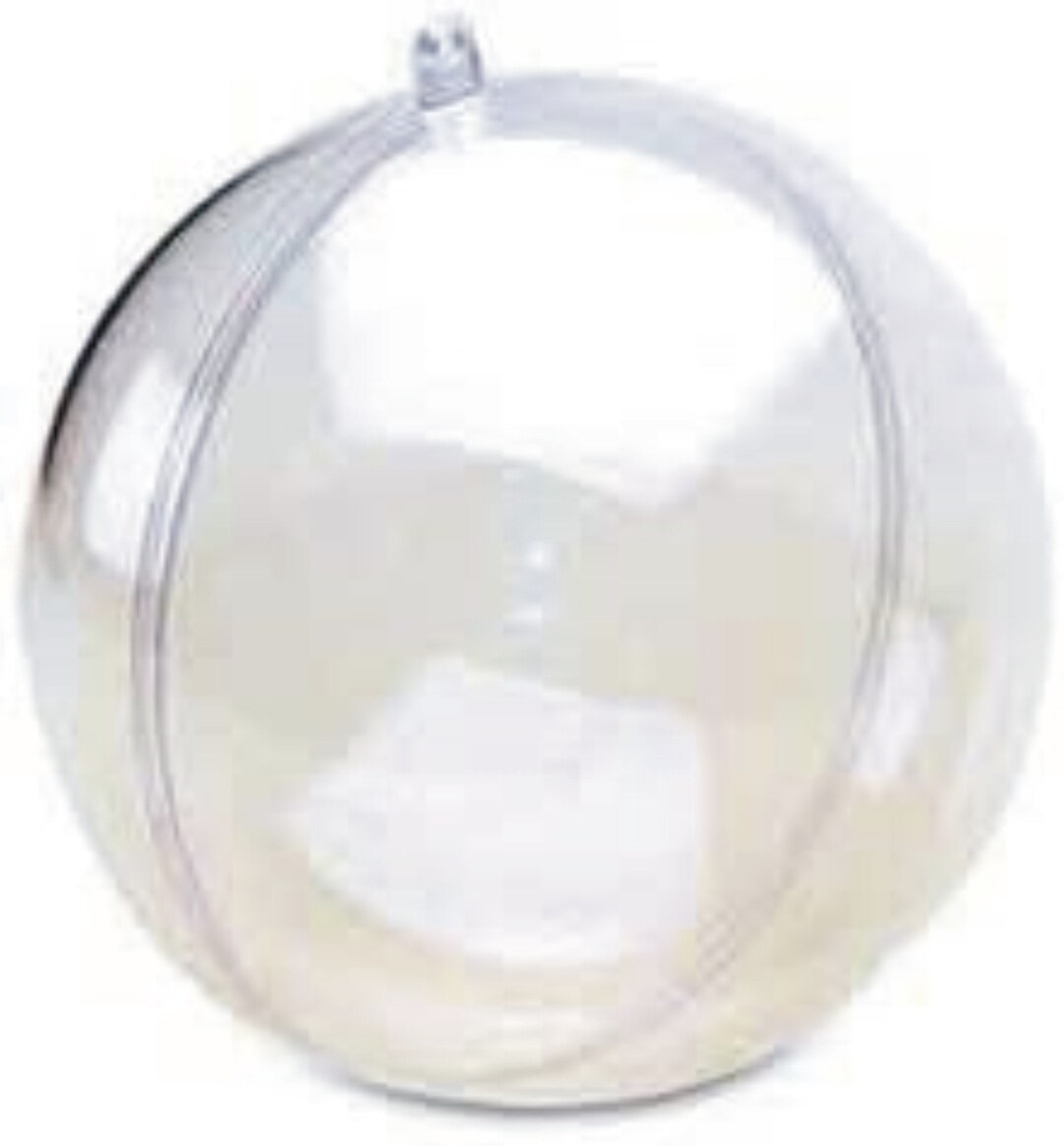 Plexiglass Sphere With Divider Cm. 12 Diameter Pack of 6 Pieces - Etsy